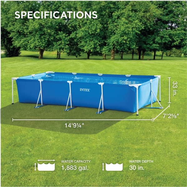 intex swimming pool rectangular