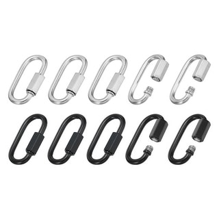 10pcs 4mm 304 Stainless Steel Chain Quick Links Chain Connector 507lbs ...