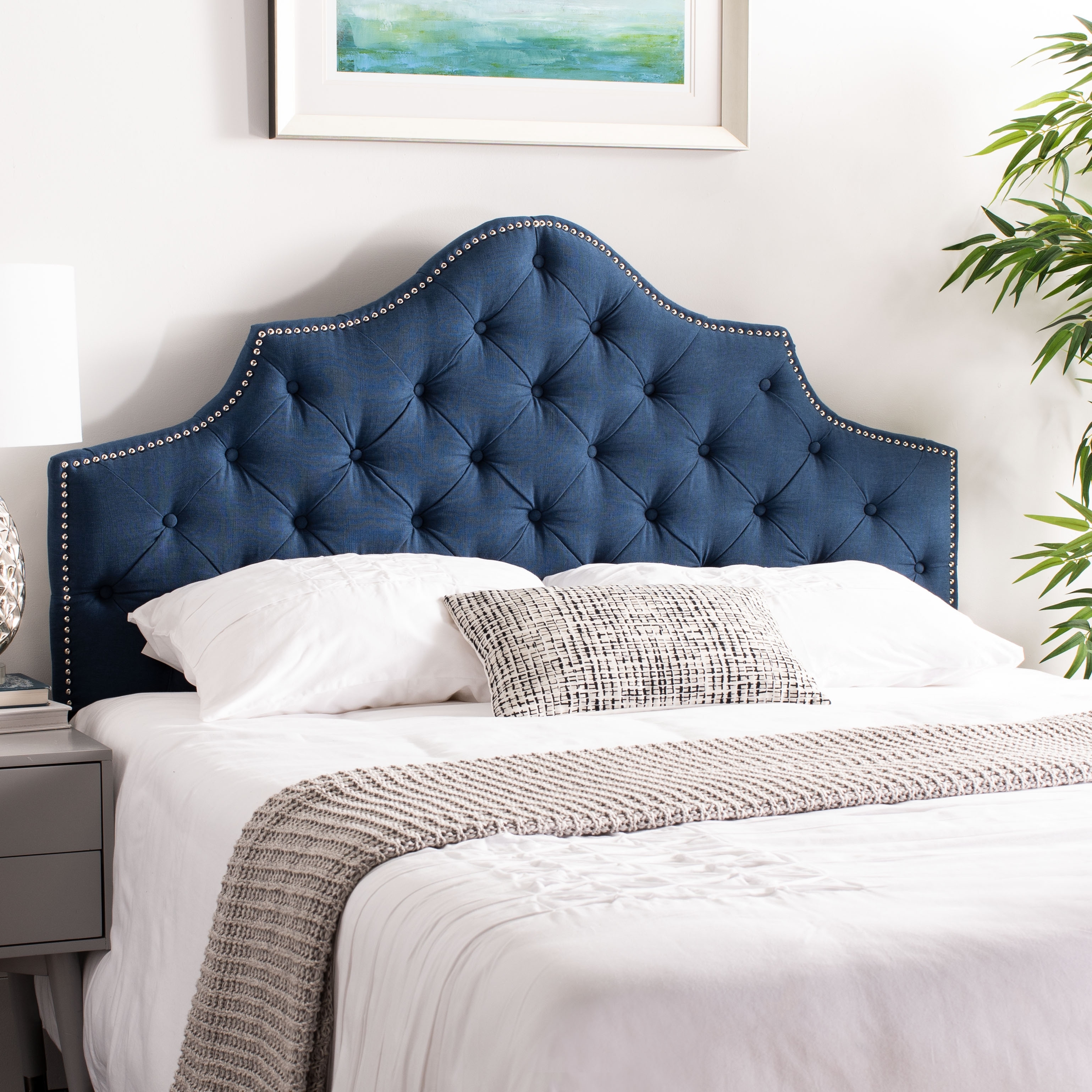 Safavieh tufted headboard store