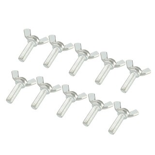 Wingbolt Butterfly Wing Thumb Hand Screws Bolt M6x20mm 1mm Pitch 10pcs ...