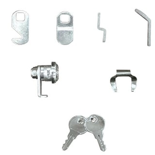 Gibraltar LOCKST08 Mailbox Lock Replacement Kit, Metallic, Steel - Bed ...