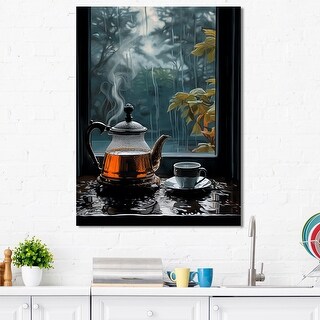 Designart "Japan Tea Monsoon Brew IV" Coffee & Tea Wall Art - Bed Bath ...
