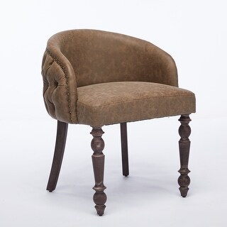 Dining Chair Buckle Decoration Accent Chair Arm Chair Lounge Chair ...