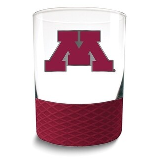 Collegiate University of Minnesota Commissioner 14 Oz. Rocks Glass with ...