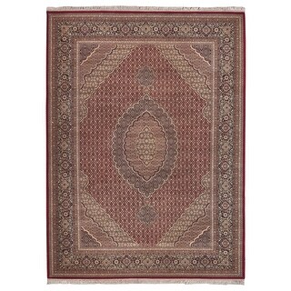 EXQUISITE RUGS ONE-OF-A-KIND Super Fine Tabriz Hand Knotted Camel Rug ...