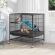 Metal 2-Tiers Small Animal Cages Indoor Critter Nation Cage - Bed Bath ...