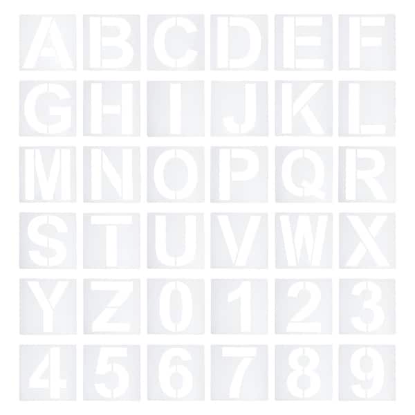 letter stencils medium