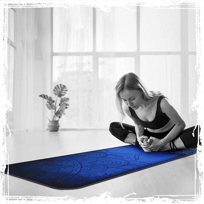 Millenti Yoga Mat, 6mm Thick Suede & TPE Texture Material - On Sale ...
