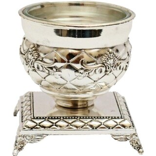 Salt Holder Single Large XP Design 3" - Silver - Bed Bath & Beyond ...