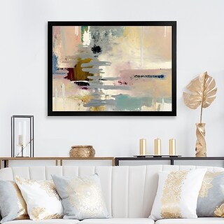 Designart "Autumn Of Retro Groove Abstract Expressionism I" Abstract ...