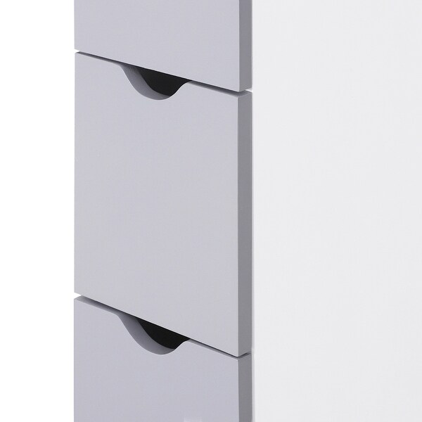 Bathroom Storage Cabinet Freestanding Linen Tower Cabinet Narrow Tall Cabinet with Storage Drawer Display Side Cabinet Bed Bath Beyond 41630618
