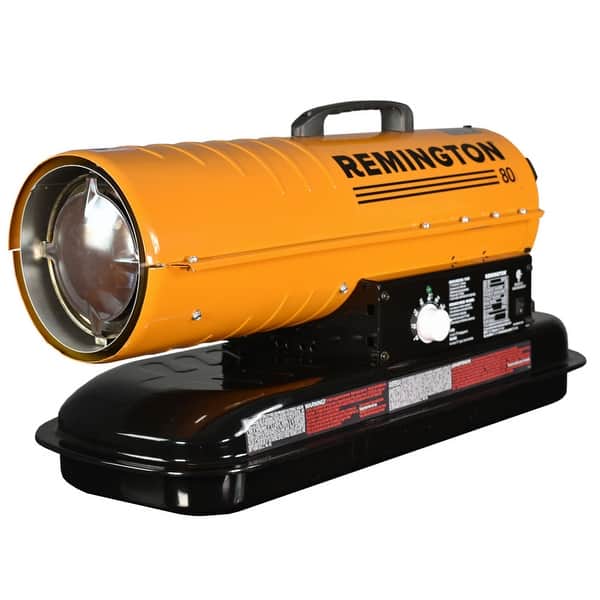Remington Kerosene/Diesel Forced Air Heater w/Thermostat--80,000 BTU ...