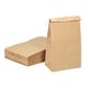 Paper Bags Brown Paper Grocery Bag 6lb 5.9x3.5x10.6 inch 65g, Pack of ...