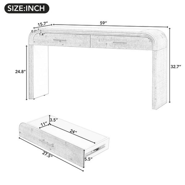 Unique Retro Silhouette Console Table - Bed Bath & Beyond - 39975240