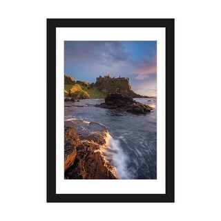 iCanvas "Sunset Beneath Dunluce Castle II, County Antrim, Northern ...