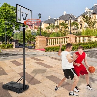 Basketball Hoop, Portable Basketball Goals, Adjustable Height 7ft-10ft ...