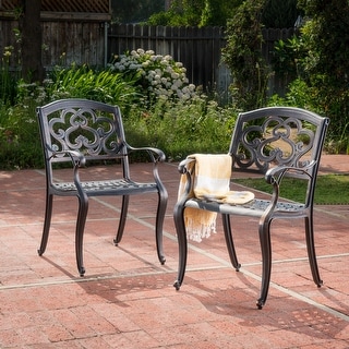 Elegant Cast Aluminum Patio Chairs with Soft Cloud-like Design - Bed ...
