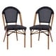 Stacking Bistro Chair with Metal Frame - Bed Bath & Beyond - 37290085