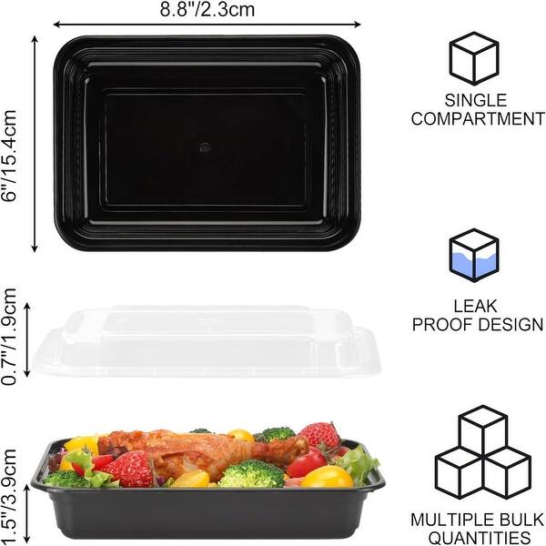 15 Pack Meal Prep Containers (28 oz) - Bed Bath & Beyond - 39099383