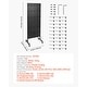 UIMOSO Standing Pegboard Display, Pegboard Display Stand with Swivel ...