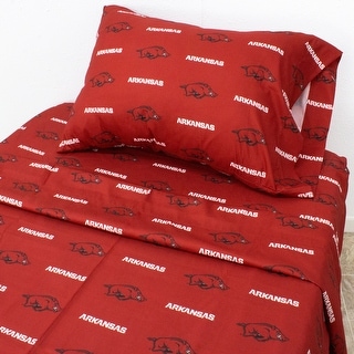 Arkansas Razorbacks Sheet Set - Bed Bath & Beyond - 18793984