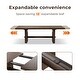 Furniture of America Liora Modern Dark Walnut 108-inch Solid Wood ...