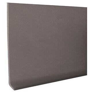 Roppe Corp. 2-1/2"X4'gray Wall Base H1625C53P150 Unit: EACH Contains 16 ...