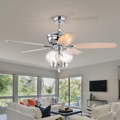 Bella Depot 6-Lighr Gold French Country Metal Candle Ceiling Fan 6 ...