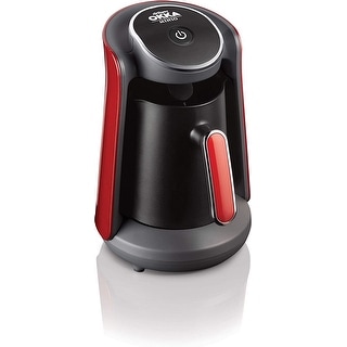 Minio Automatic Turkish/Greek Coffee Machine, USA 120V uL, Red/Silver ...