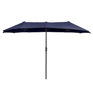 13ft Patio Umbrella, Double-sided Large Market Umbrella, Outdoor Twin ...