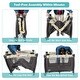 4-in-1 Convertible Portable Baby Playard Newborn Napper with Music and ...
