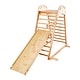 Original Wood 4 in 1 Indoor Playground Jungle Gym for Kids with Slide ...