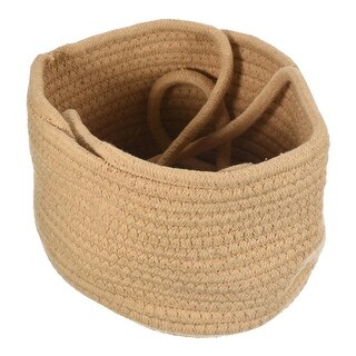 Cotton Plant Baskets, Solid Color Cylindrical Desktop Flower Pot - Bed ...