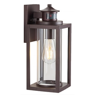 5.4-in W 1-Light Oil Rubbed Bronze Motion Sensor LED Wall Sconce（Bulb ...