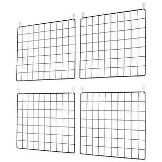 4 Pack Wire Grid Wall Panels for Photos and Home Office Decor - 11.8x15 ...