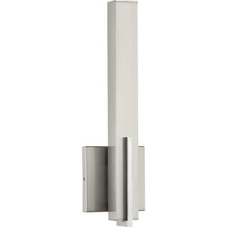 Progress Lighting Planck 16" Tall Integrated LED Bathroom Sconce - Bed ...