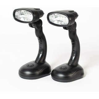 IdeaWorks Black S/2 LED Desk Lamps-Matte - Bed Bath & Beyond - 31573390
