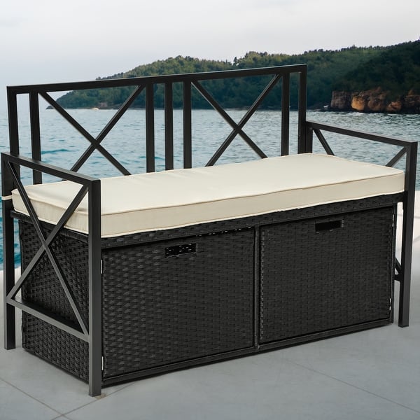 Moasis 70 Gallon Outdoor Storage Bench - Bed Bath & Beyond - 38271371