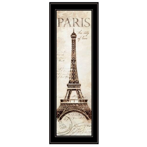 TrendyDecor4U Contemporary "Paris Panel" Framed Print Wall Art by ...