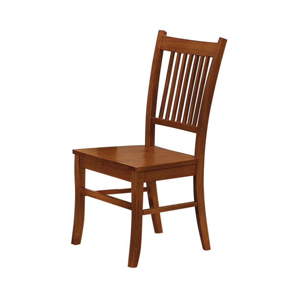 New Haven Mission Style Side Chairs (Set of 2) - Overstock - 32837282