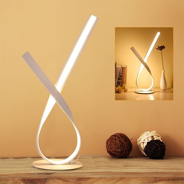 Modern LED Floor Lamp Bright Contemporary Light Living Room Futuristic ...