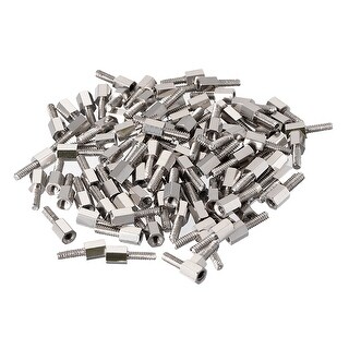 F/M Brass Hex Standoff Spacer Screws PCB Nickel Plated - Bed Bath ...