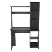 2-Shelves 5-Cubbies Writintg Desk, Computer Desk with Storage - On Sale ...