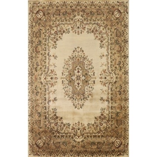 Traditional Kerman Oriental Area Rug Hand-Tufted Wool Carpet - Bed Bath ...