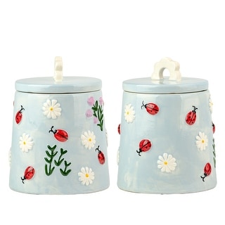 10 Strawberry Street Summer Fun Canisters, Set of 2 - Bed Bath & Beyond ...
