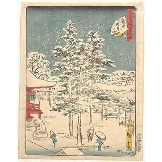 Kanda Temple Snow Poster Print By Utagawa Hiroshige (Japanese Tokyo ...