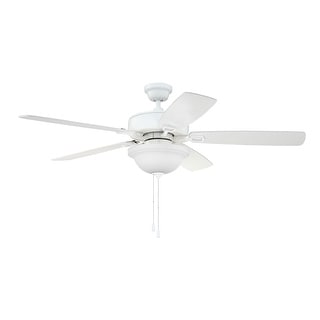 Craftmade 52" Twist N Click Ceiling Fan with 1 Light - Bed Bath ...