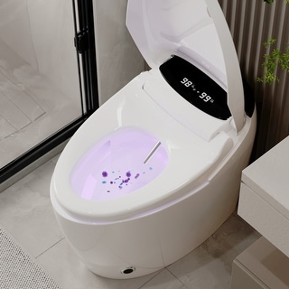 Smart Toilet with Heated Seat, Auto Flush, and Hygiene Features - Bed ...