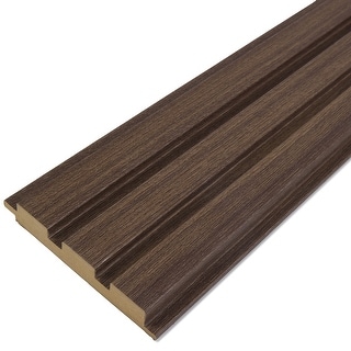 Industry Tile Luxe Acoustic Teak 3D Slat Panel Wall Profile - MDF - On ...