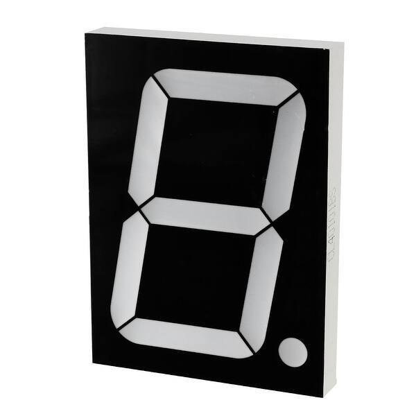 Common Anode 10 Pin 1 Bit 7 Segment 4.8 x 3.54 x 0.59 Inch 4" Red LED ...